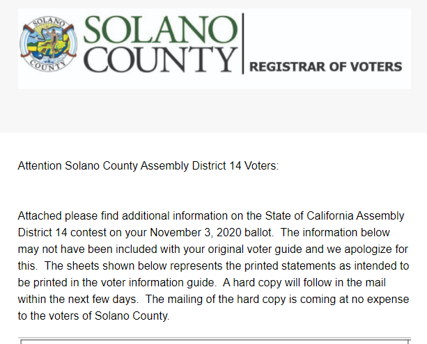 [Brief] Solano County voter guide mishap impacts Benicia and Vallejo ...